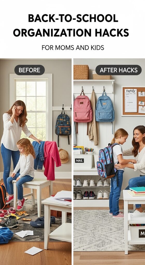 12 Back-to-School Organization Hacks for Moms and Kids